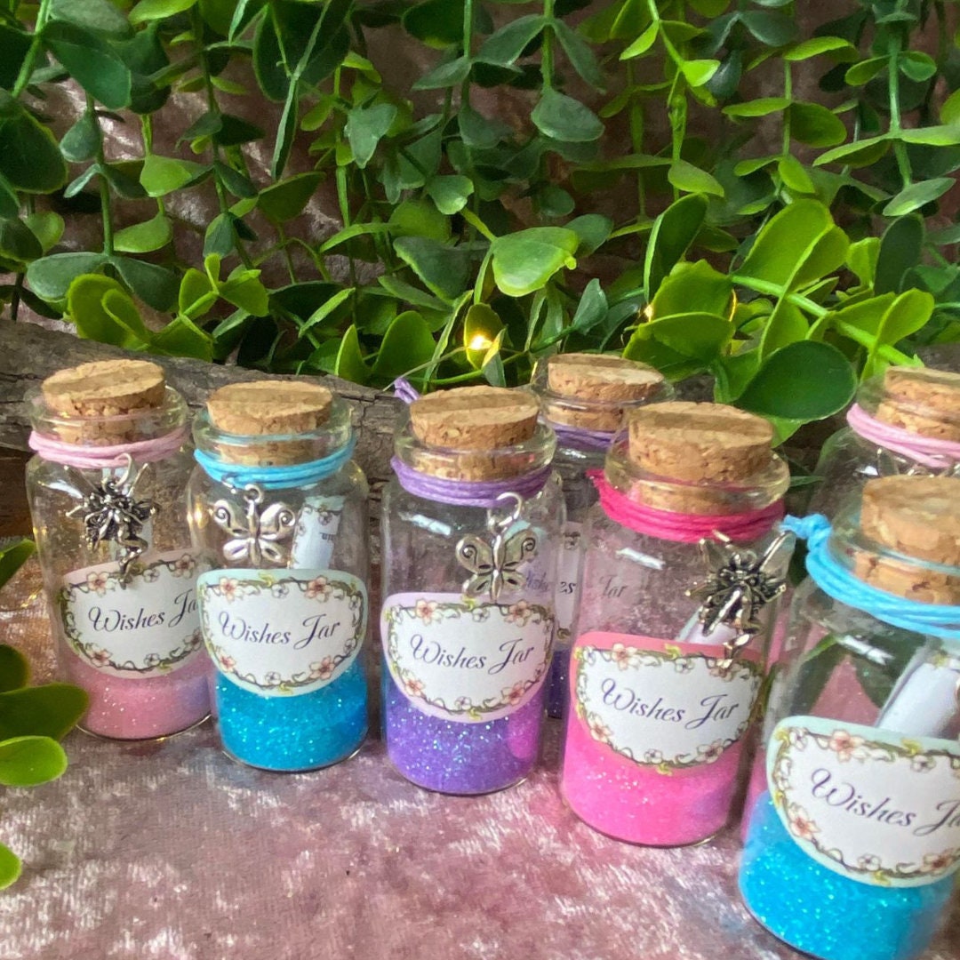 Magic Fairy Wishes Jar With Fairy Dust & Charm Pixie Dust - Etsy