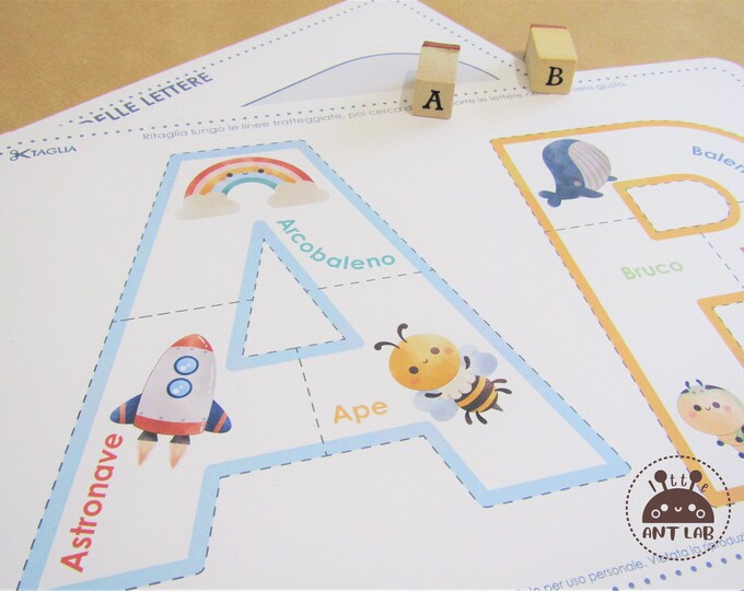 PRINTABLE Alphabet Letter PUZZLE Learn the Alphabet Printable Game Home ...