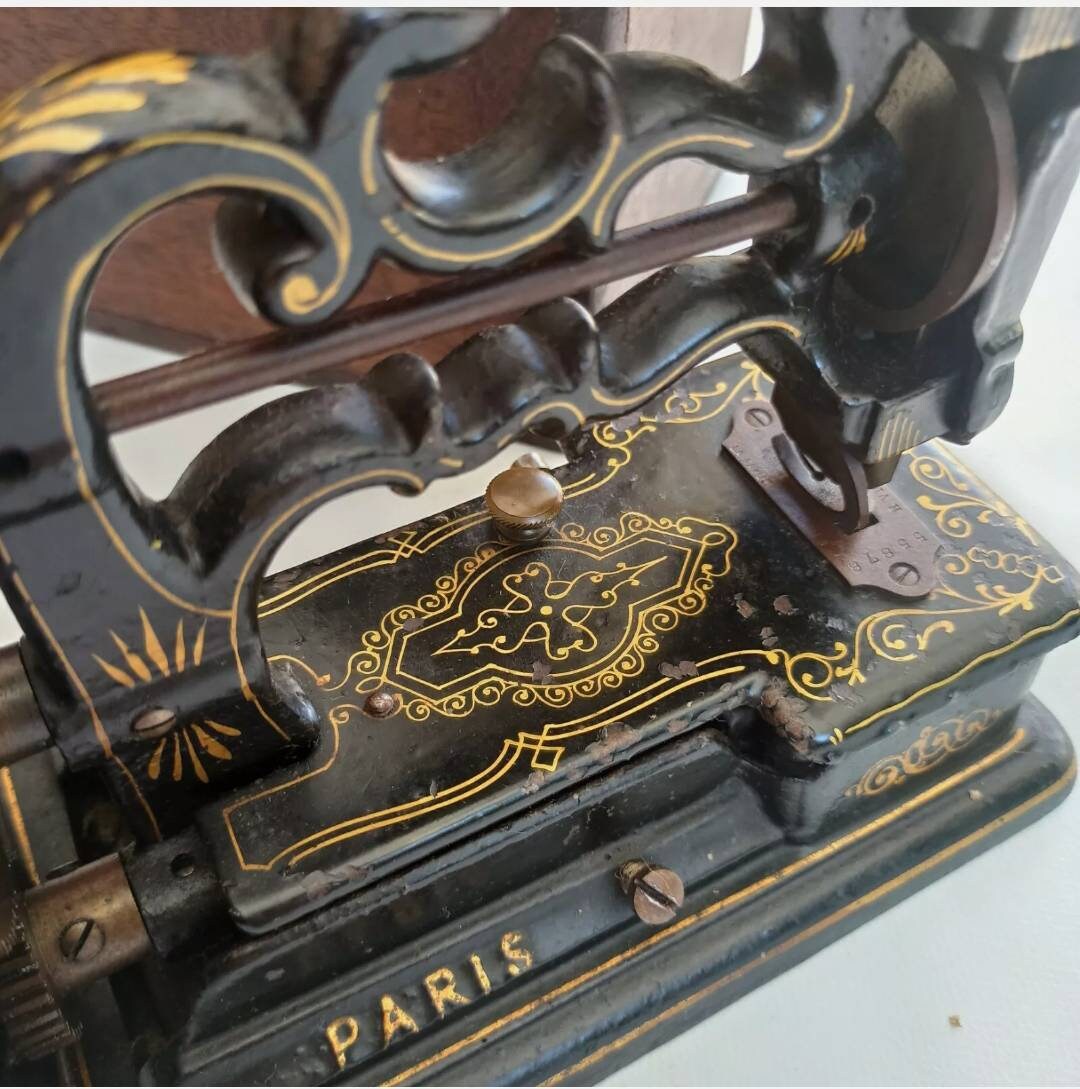 1880 Rare Antique Sewing Machine C. Raymond H. Vigneron - Etsy