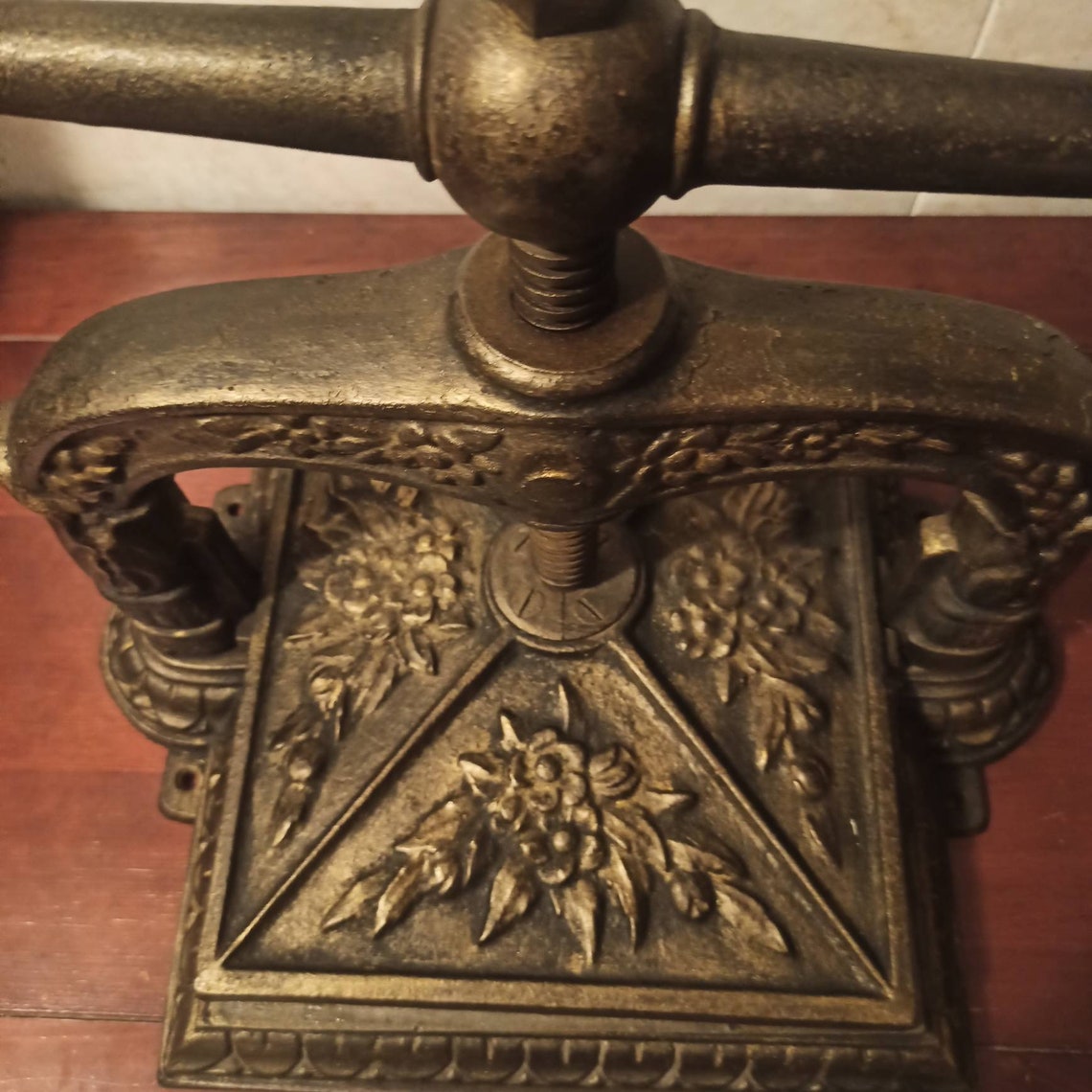 Antique 19th C. Cast Iron Book Press Industrial Bookbinding Nipping - Etsy