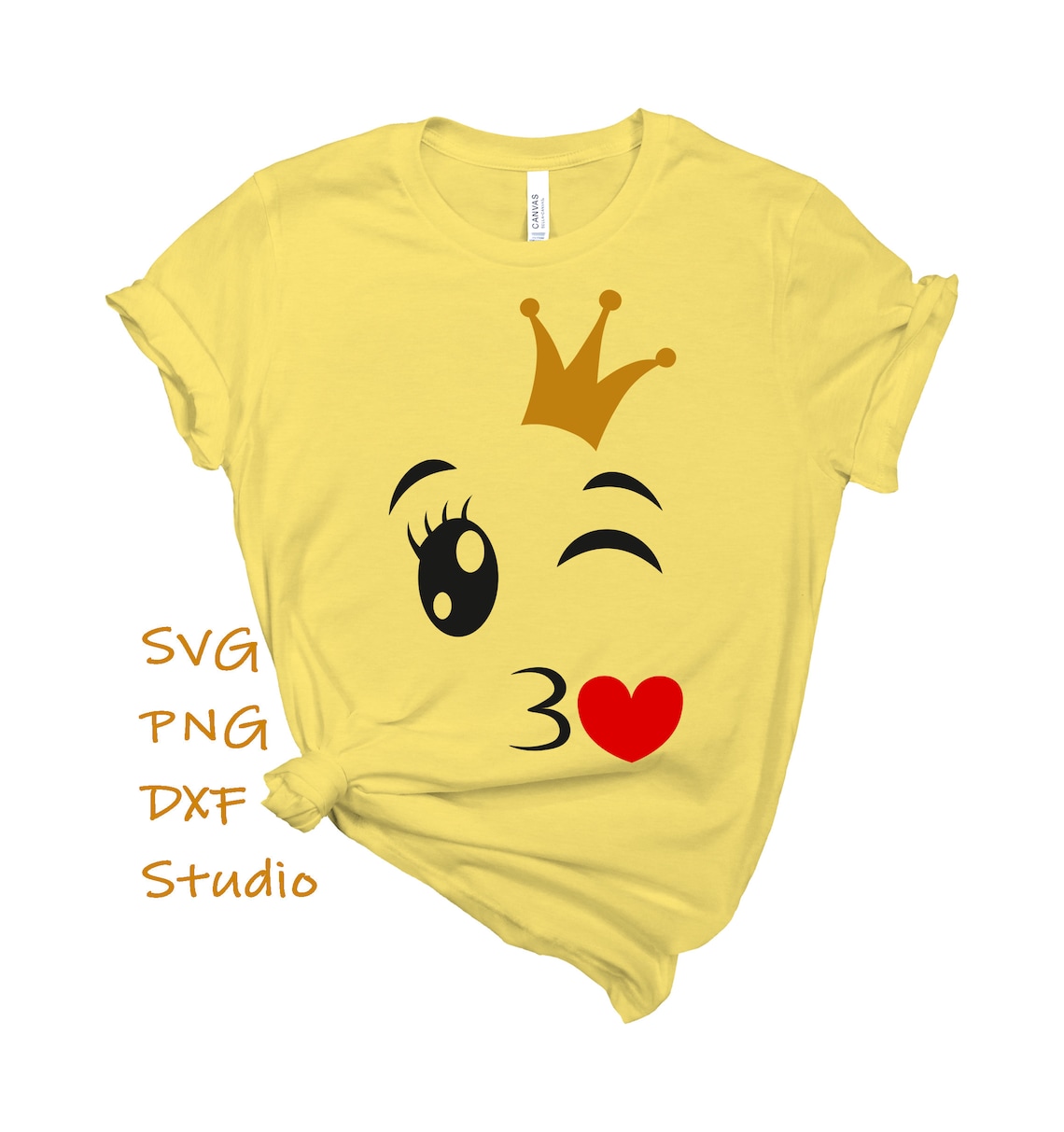Kissing and Crown Emoji SVG, PNG, Kissing Emoji Svg, Crown Emoji Svg ...