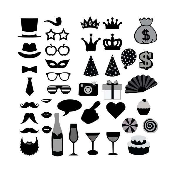 Diy Photo Booth Prop - Etsy