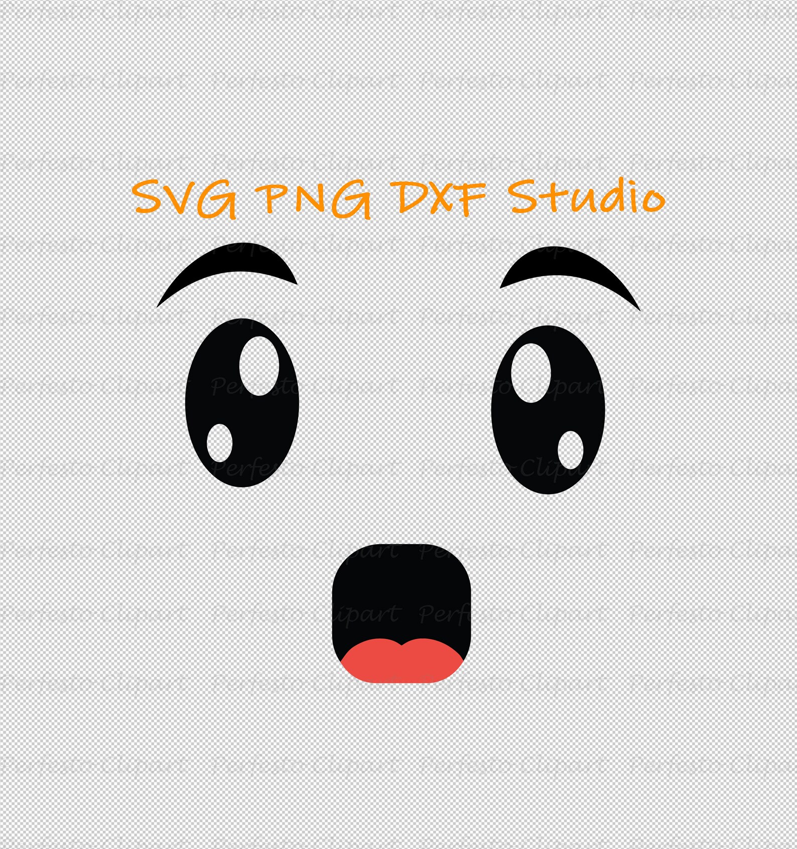 Shocked Emoji SVG Shocked PNG Surprised Emoji Svg Surprised - Etsy