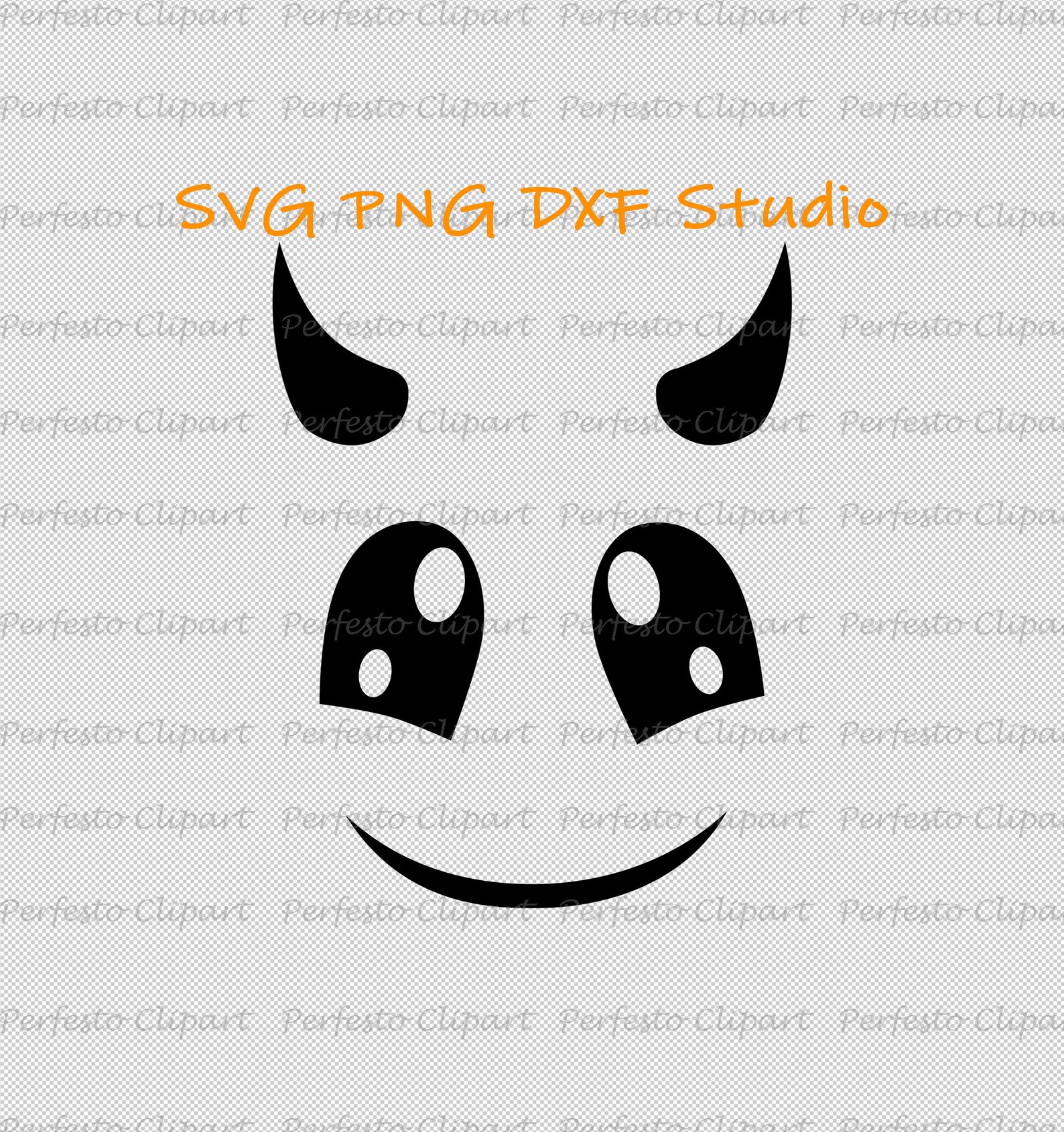 Devil Emoji SVG PNG Evil Emoji Svg Evil Smile Svg Devil | Etsy