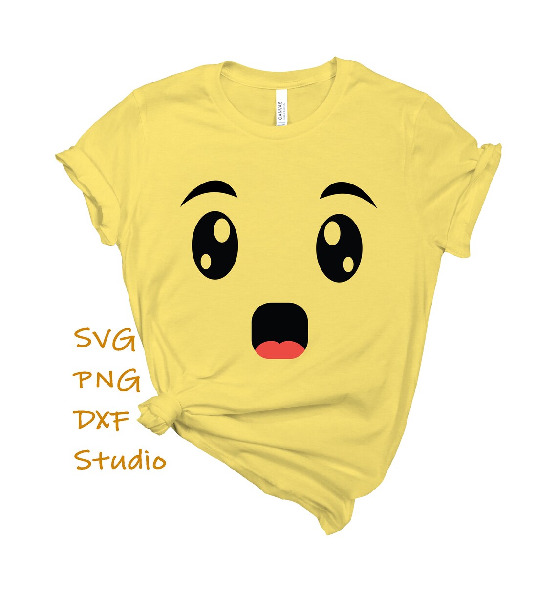 Shocked Emoji SVG Shocked PNG Surprised Emoji Svg Surprised - Etsy