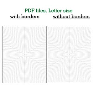 Printable Mandala Grid Template Set of 56, PNG, PDF, Mandala Grid ...