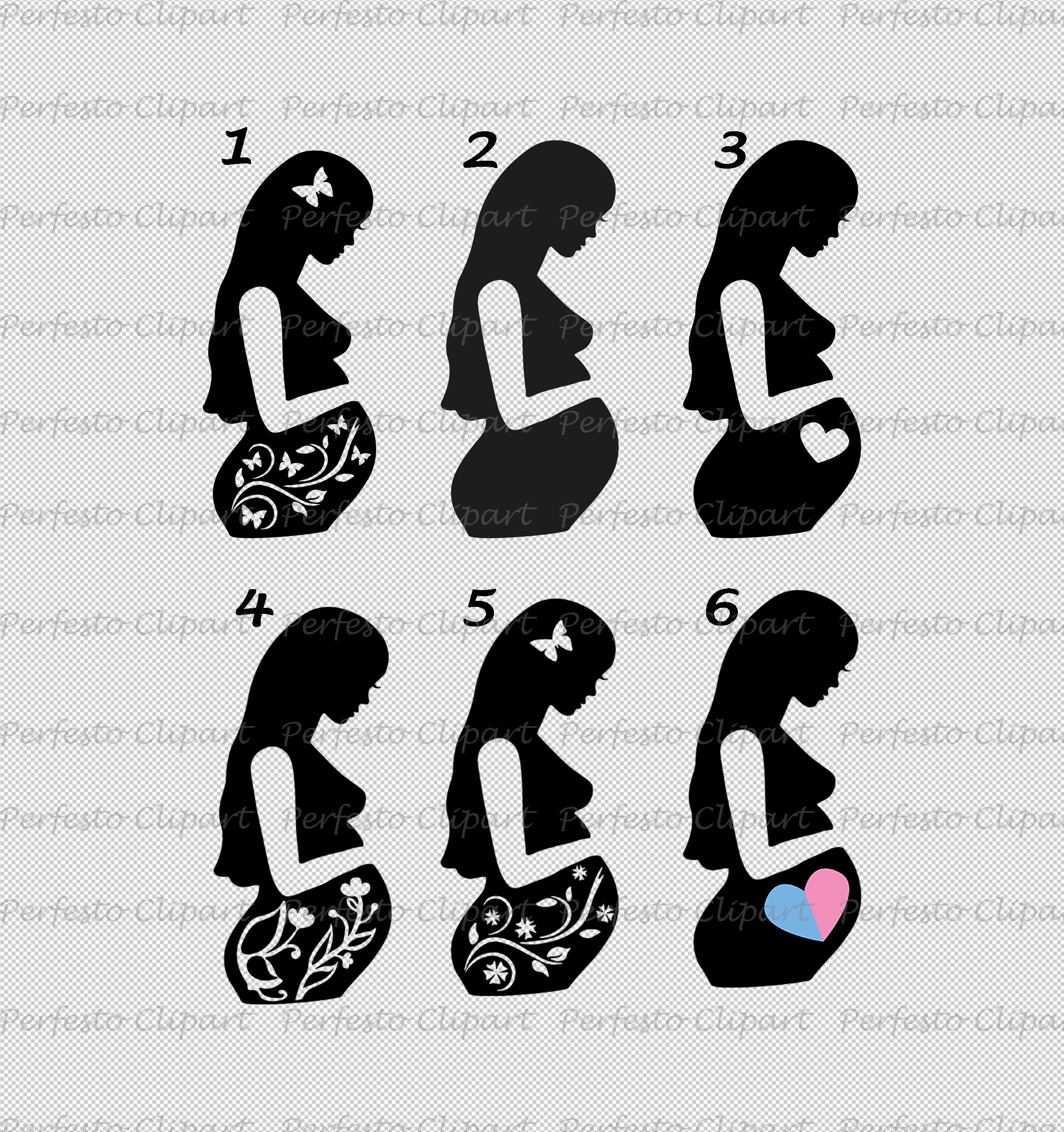 Mujer embarazada Svg embarazada SVG persona embarazada | Etsy