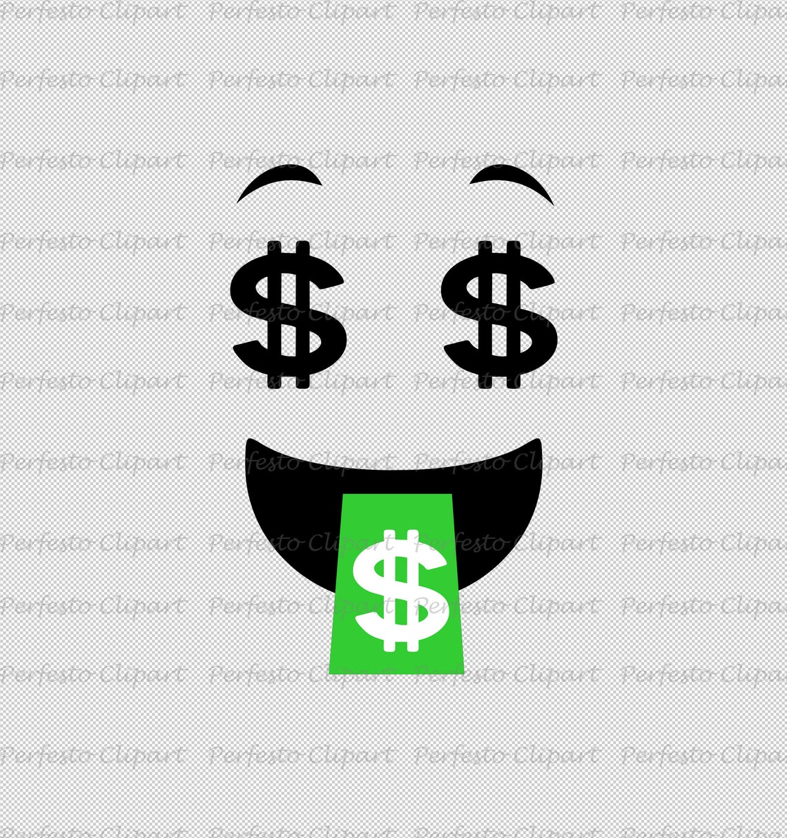 Money Emoji SVG PNG Money Face Emoji DIY Birthday Shirt | Etsy