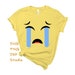 Crying Emoji SVG, PNG, Crying Emoji Shirt, Crying Face Svg, Tear Emoji ...