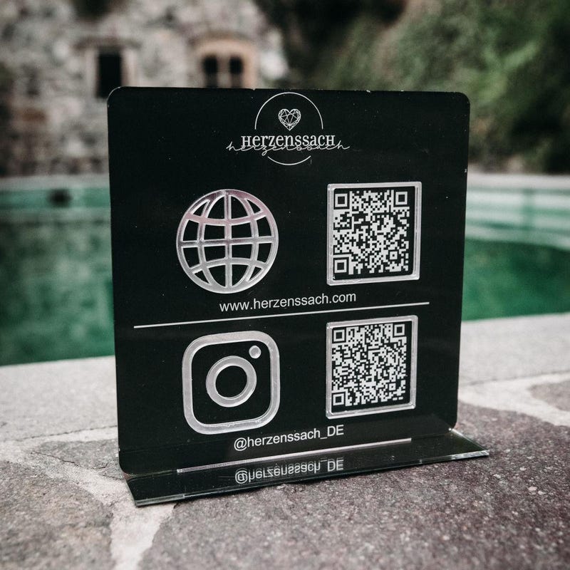 Qr code aufsteller - Etsy.de