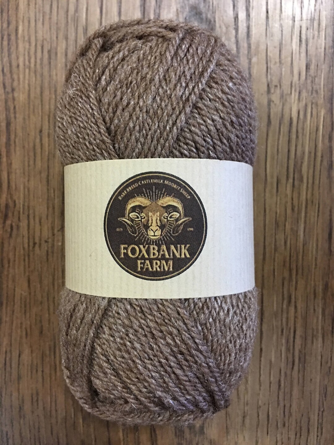 Castlemilk Moorit Luxury Worsted Spun Wool With 20% Tussah Silk. 50 ...