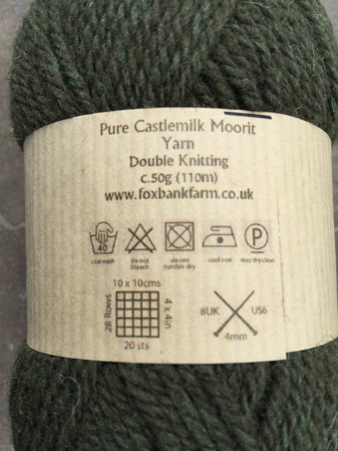 Castlemilk Moorit 50 Gramme Ball of Double Knitting Wool. - Etsy