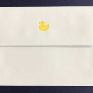 Baby Duck Thank You Card 4 Pack | Etsy