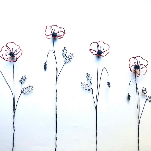 Wire Flower - Etsy