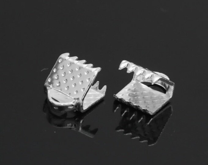 Set of 30 Claws 6x8 Mm Silver Metal - Etsy