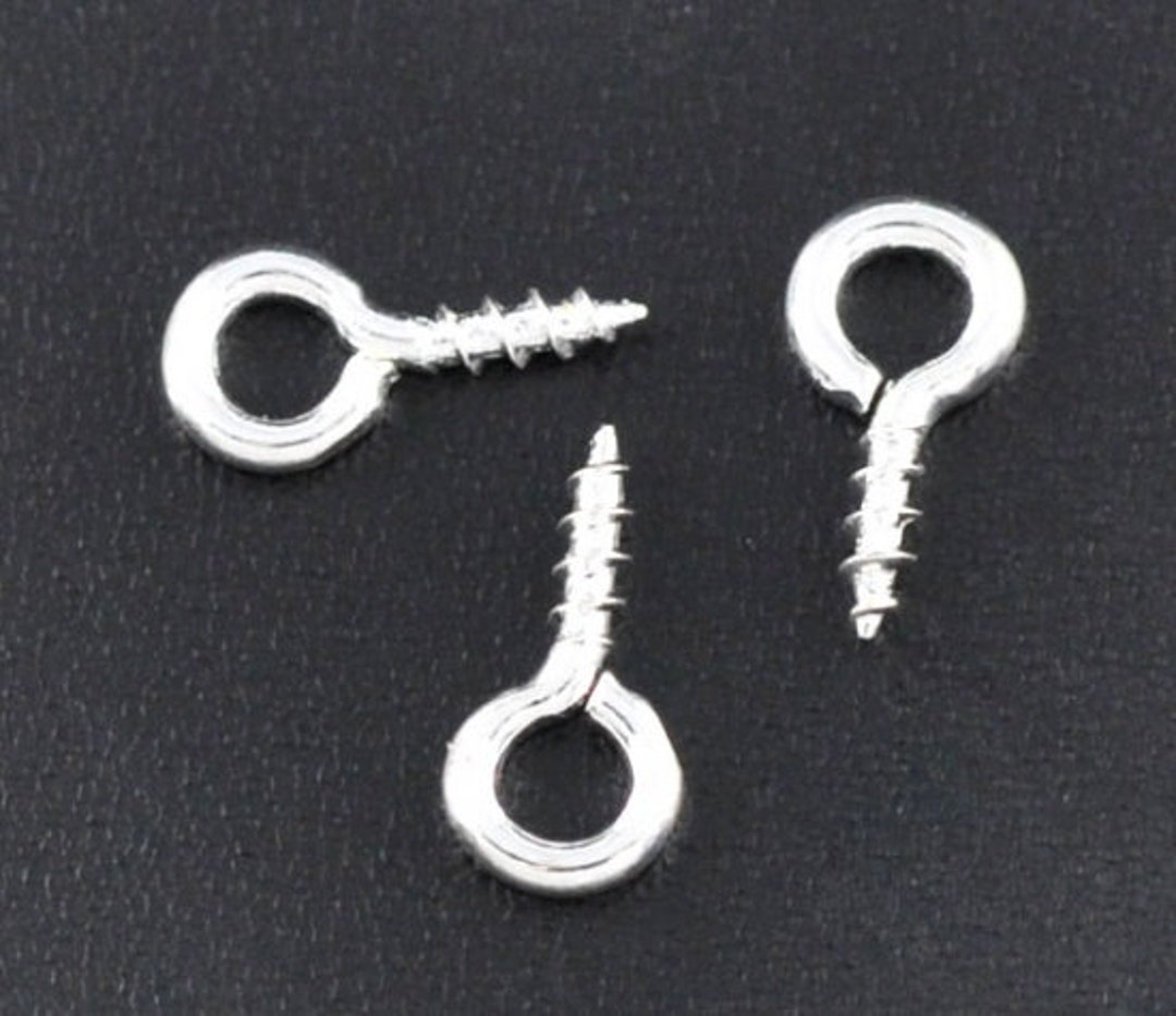 Set of 10grs Silver Metal Pitons of 4x8 Mm - Etsy