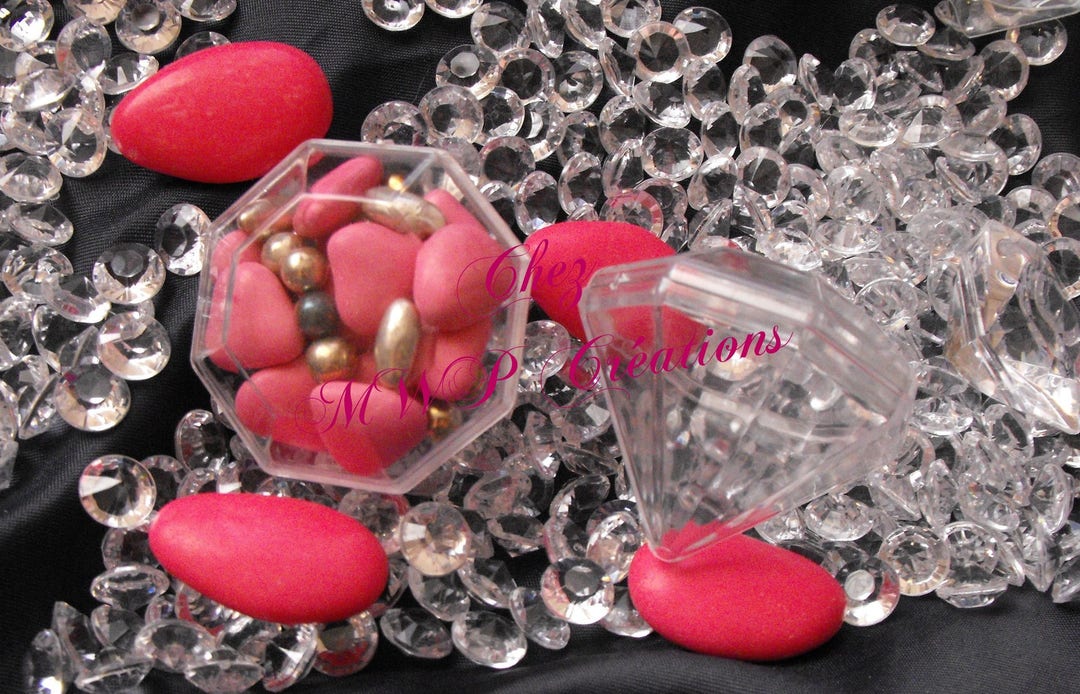 Lot 4 Diamonds Pvc Krystal Diam. 5CM - Etsy