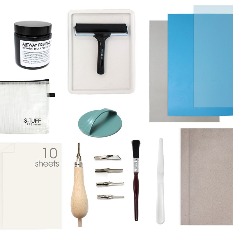 Lino Printing Kit - Etsy UK