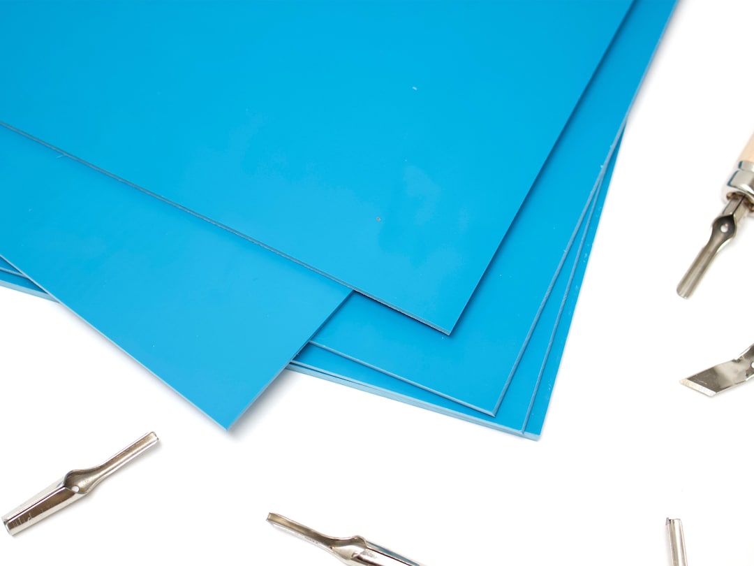 Artway Blue Soft Cut Lino / Polymer - Lino Block, Lino Printing, Easy ...