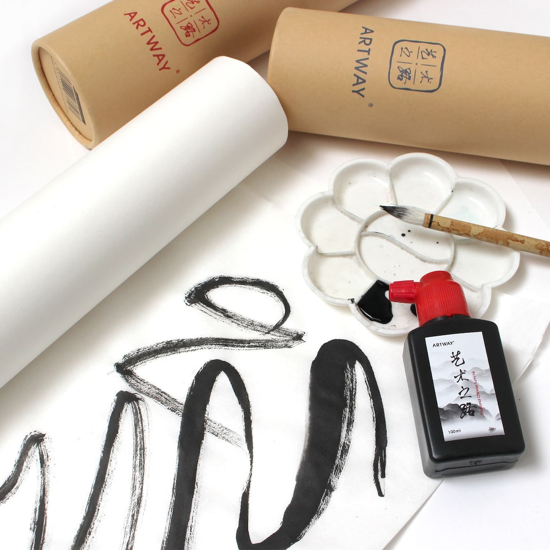 Artway Rice Paper, Ink and Brush Sets - Sheng (raw) and Shu (ripe ...