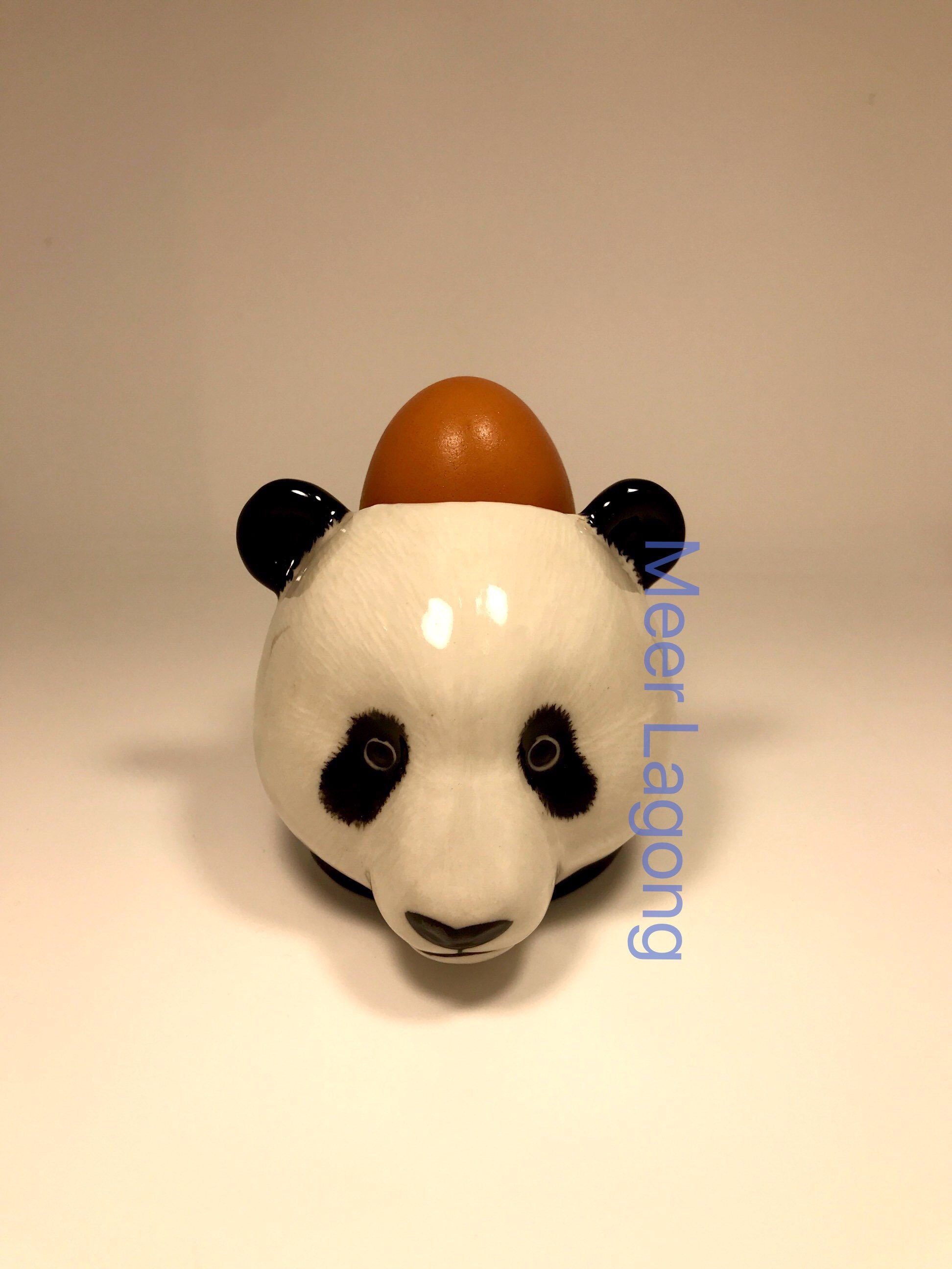Panda Egg Holder animal / small flowerpot | Etsy