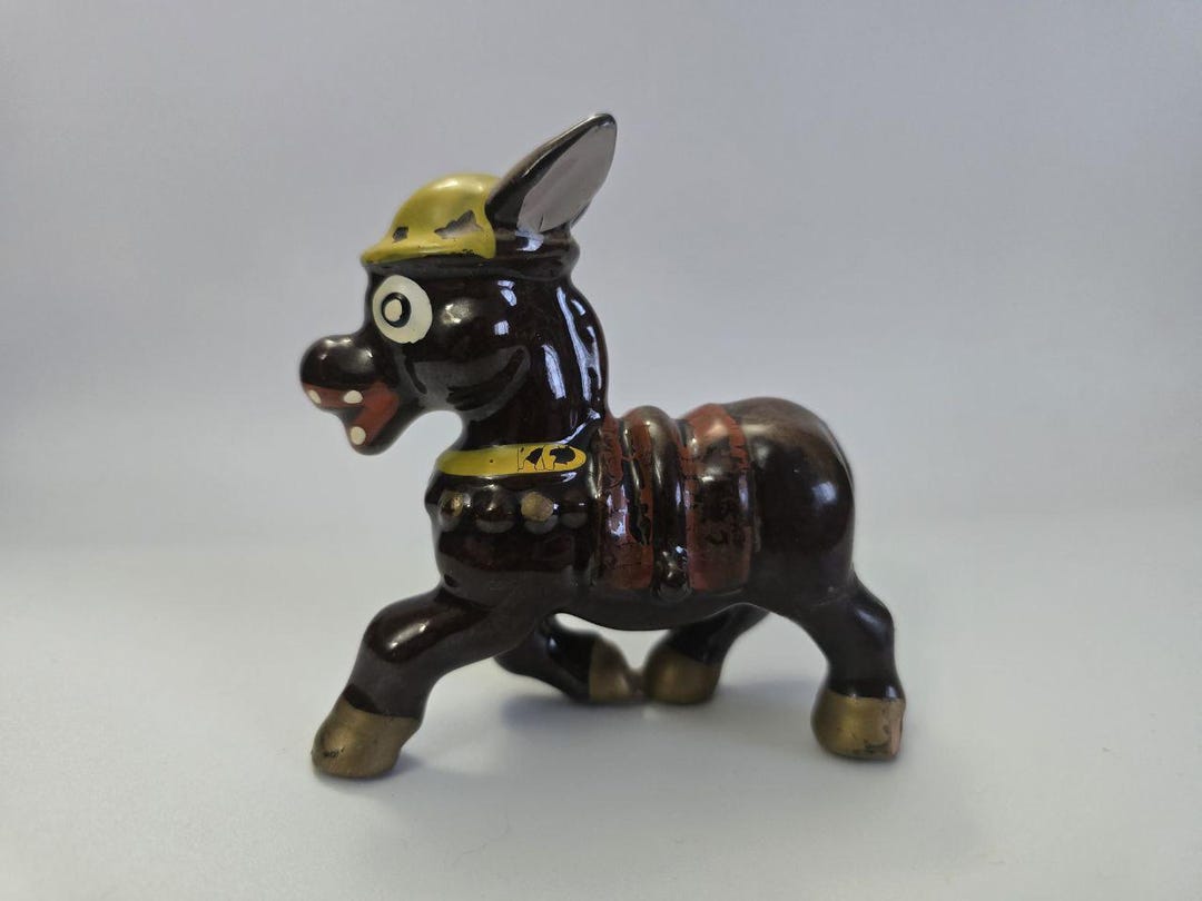 Unique Vintage Donkey Made in Japan - Etsy