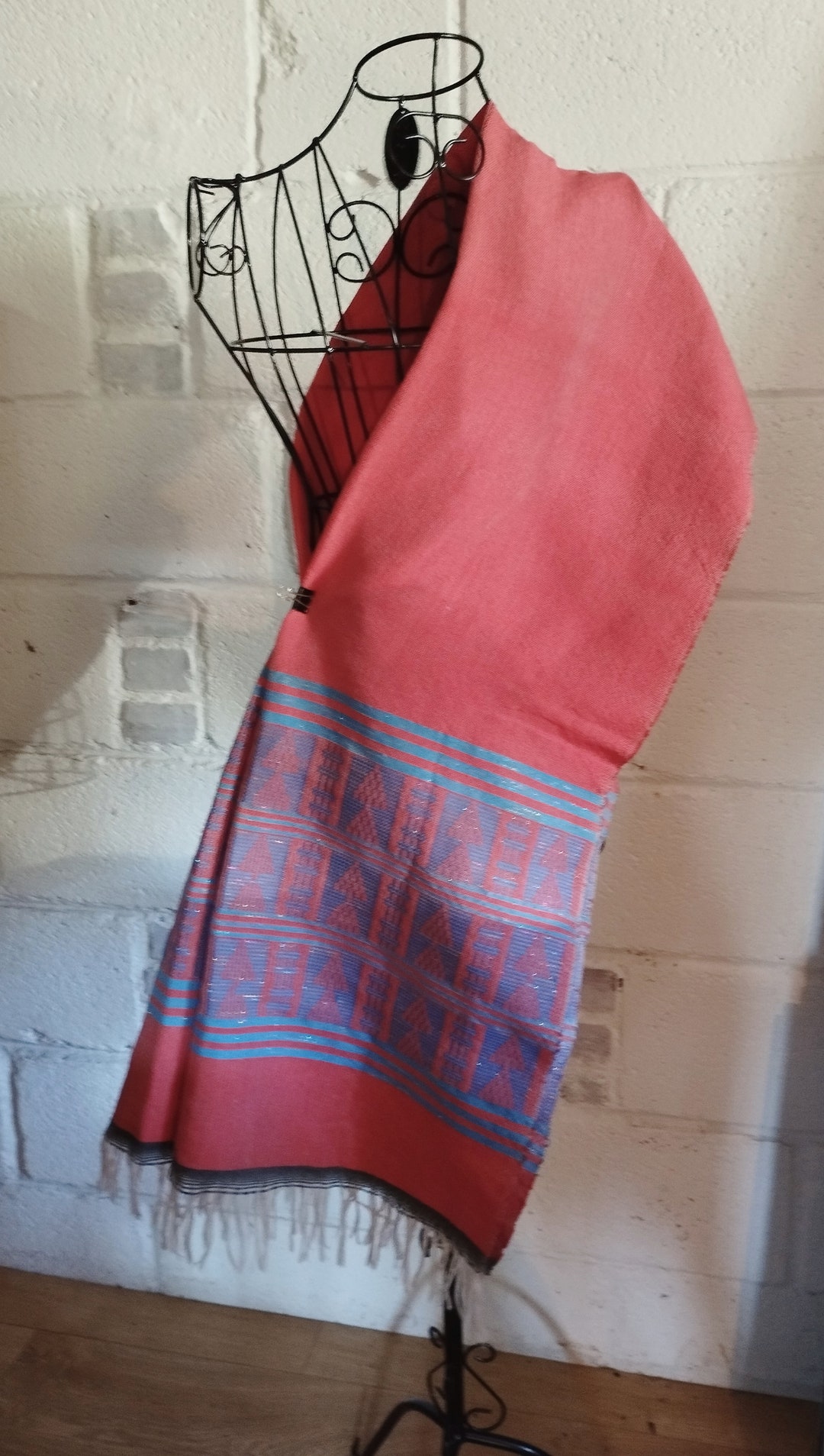 EC1-008 - Genuine Woven Manjak Loincloth Scarf - (200 Cm * 40 Cm ...