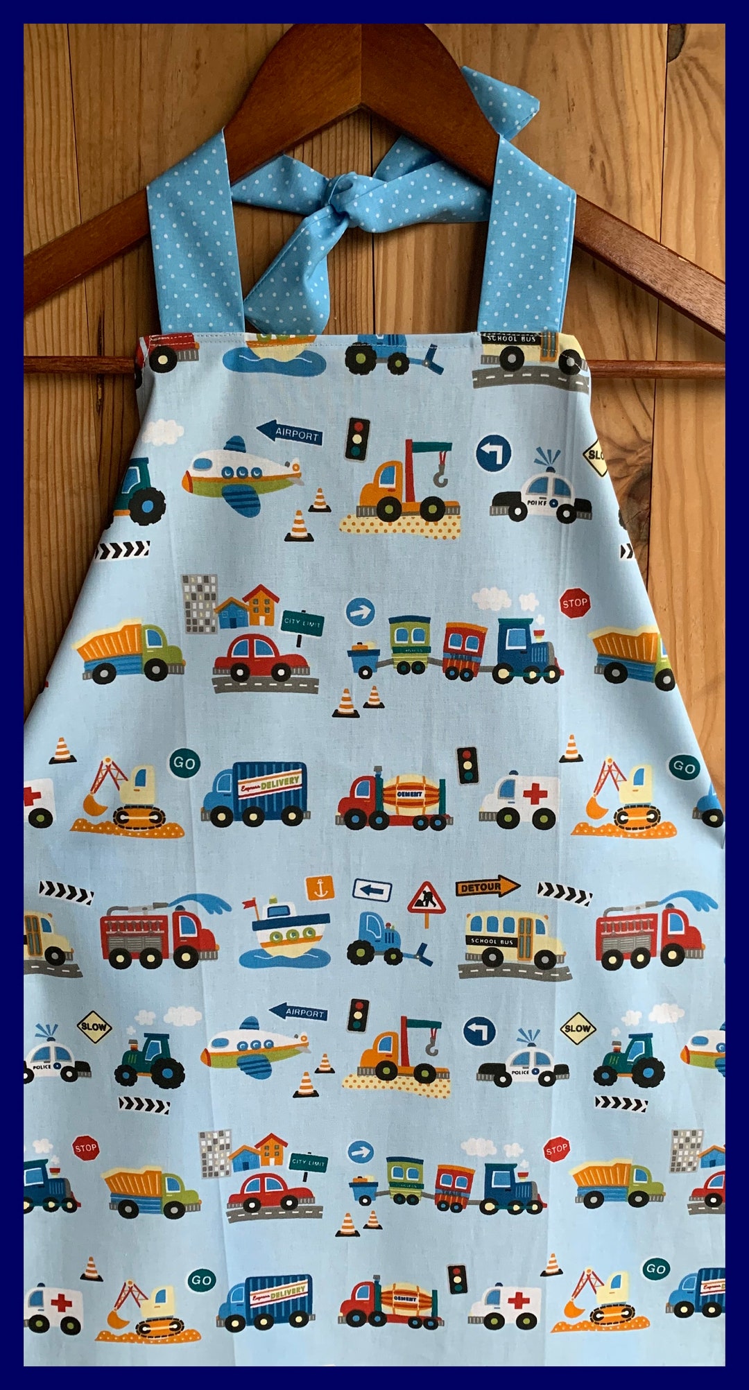 DIY Apron my Truck, My Cars for Children 6 Years to 10 Years - Etsy