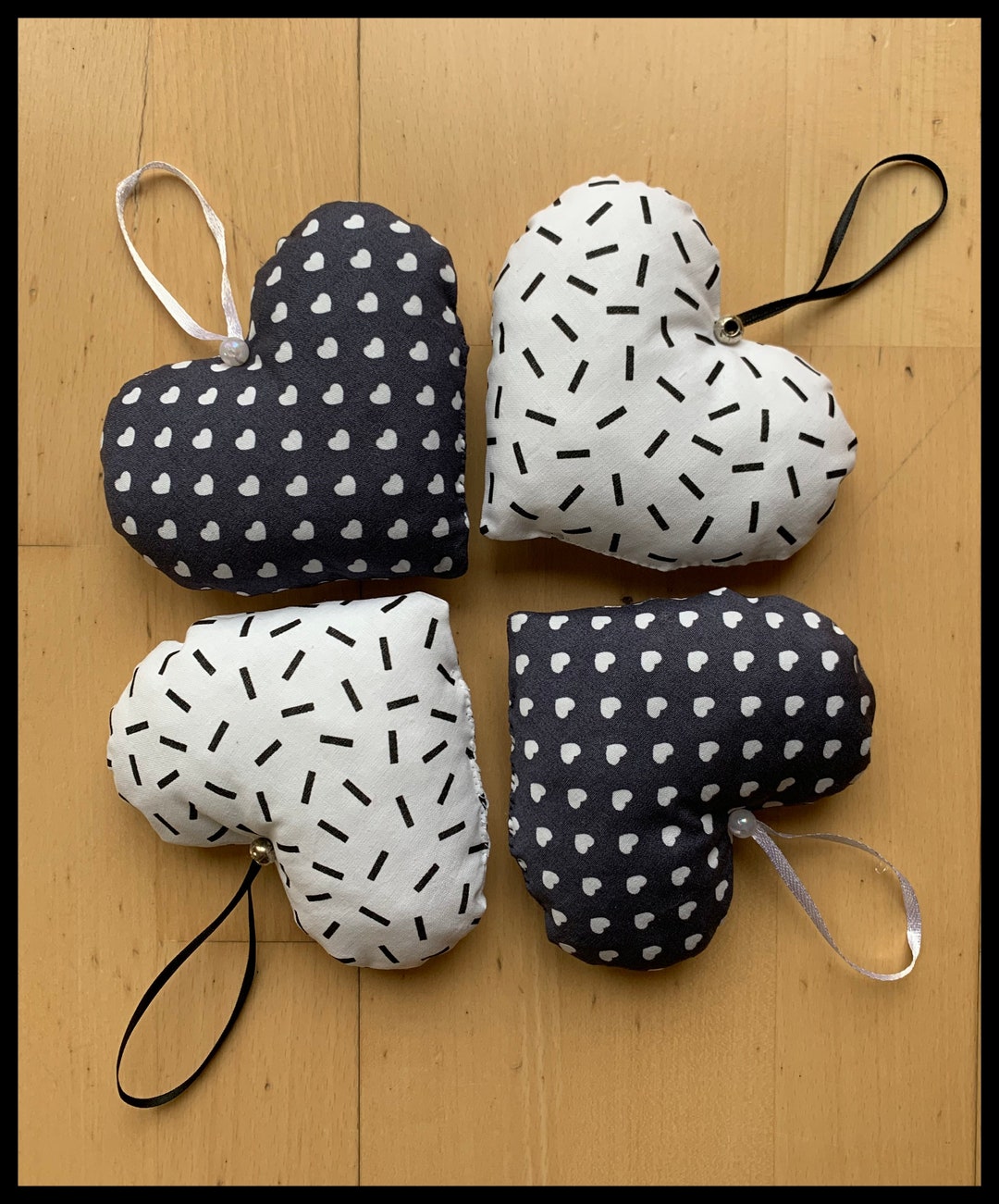 Pack of 4 Large Assorted Hearts - Etsy