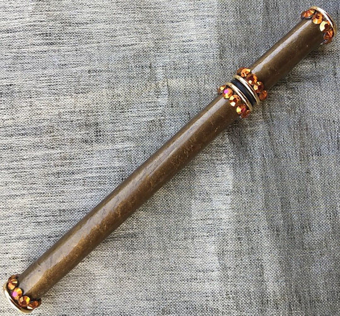 Pen Applicator With Perfume Gold Plated 24K Bronze Craft - Etsy