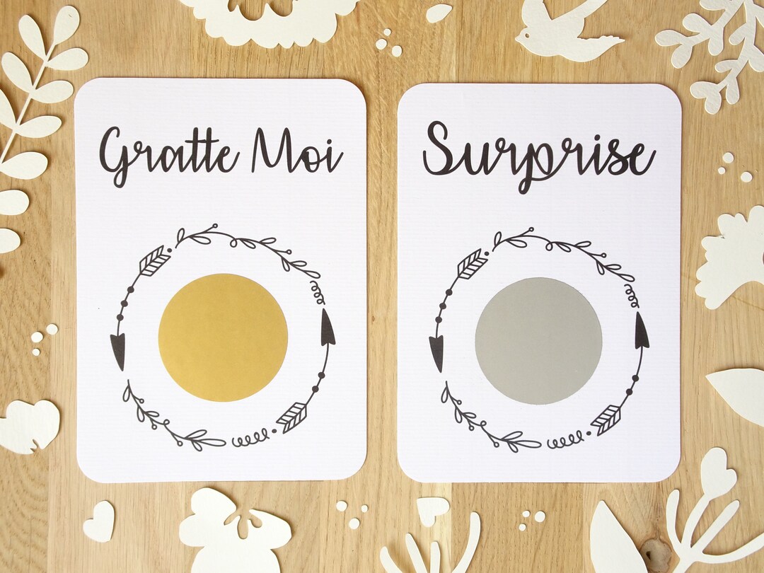 Customizable Scratch Card / Pregnancy Announcement / Marriage ...