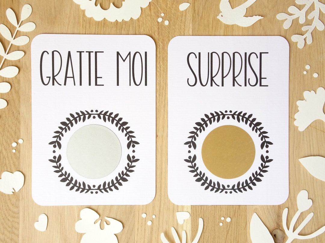Customizable Scratch Card / Pregnancy Announcement / Marriage ...
