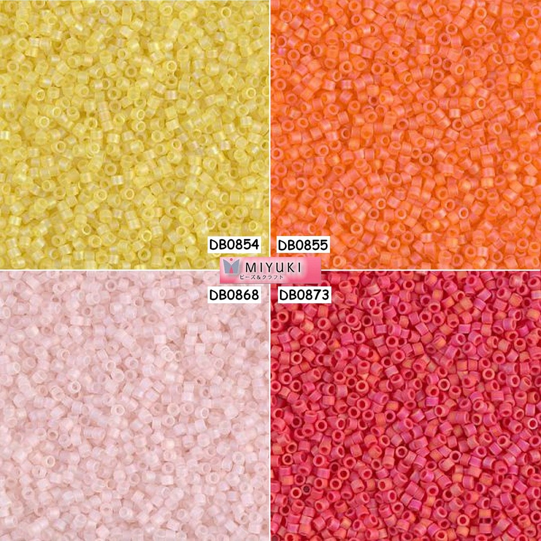 Miyuki Delica Beads 11/0 DB0854 DB0855 DB0868 DB0873 Lot of 5g - Etsy