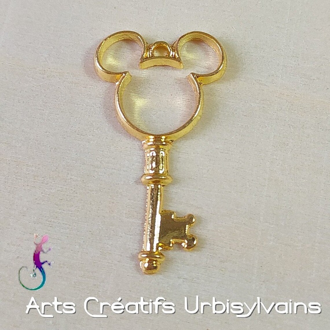 Mickey or Minnie Key in Gold Metal - Etsy