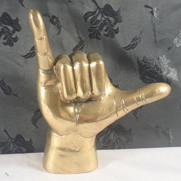 Brass Hand - Etsy