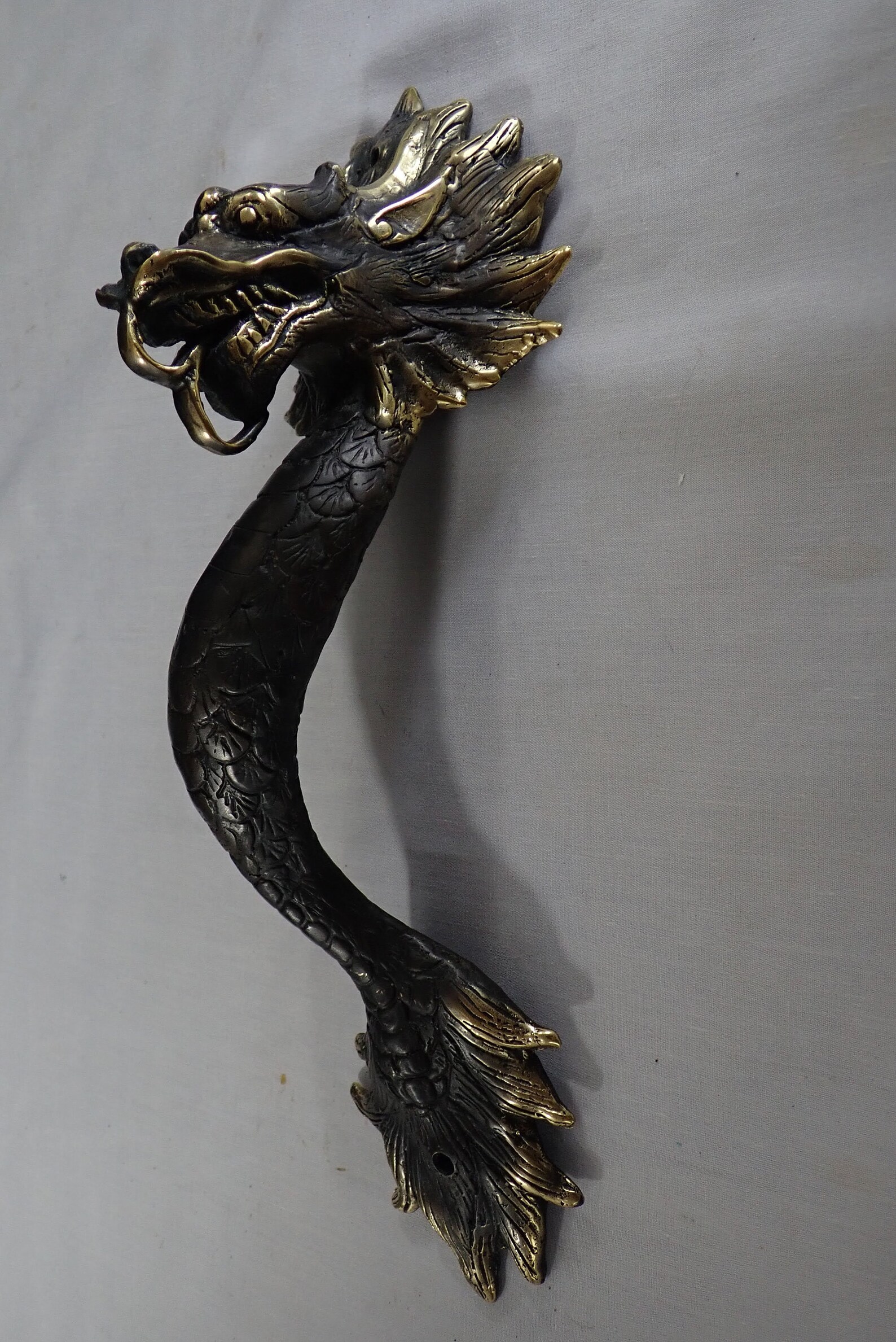 Bronze Dragon Door Handle, Door Pull - Etsy