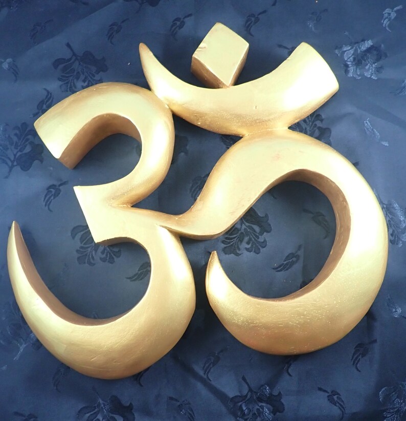 Wooden Hand Carved Wood Om Symbol 3 Sizes - Etsy