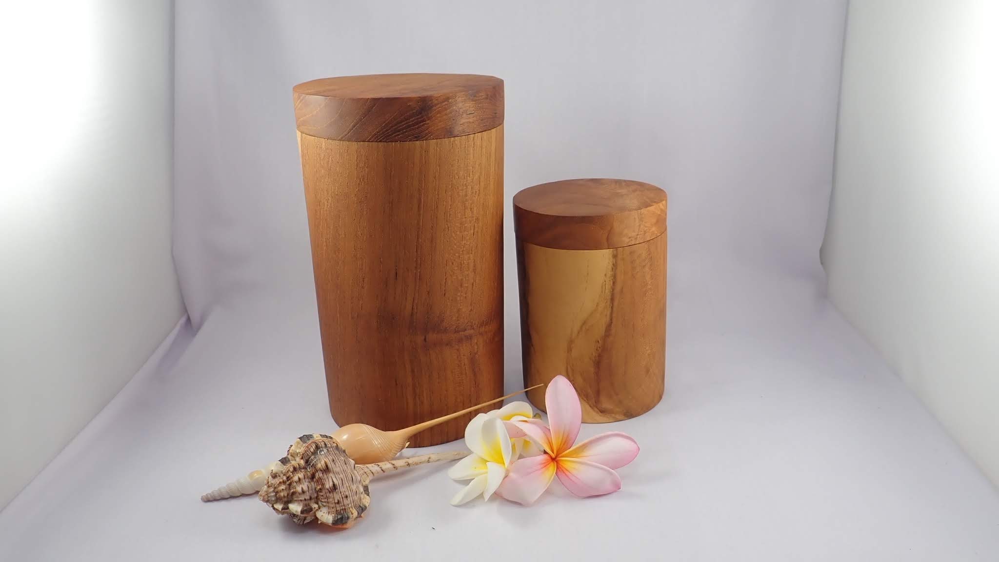 Teak Air Tight Canister. Marijuana Storage Container | Etsy