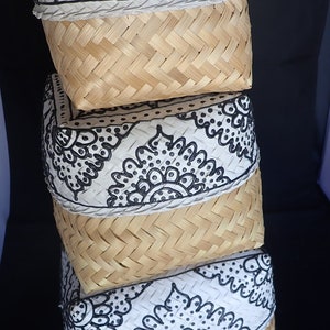 Bali Bamboo Box, Gift Baskets, Gift Boxes Set of 3 - Etsy