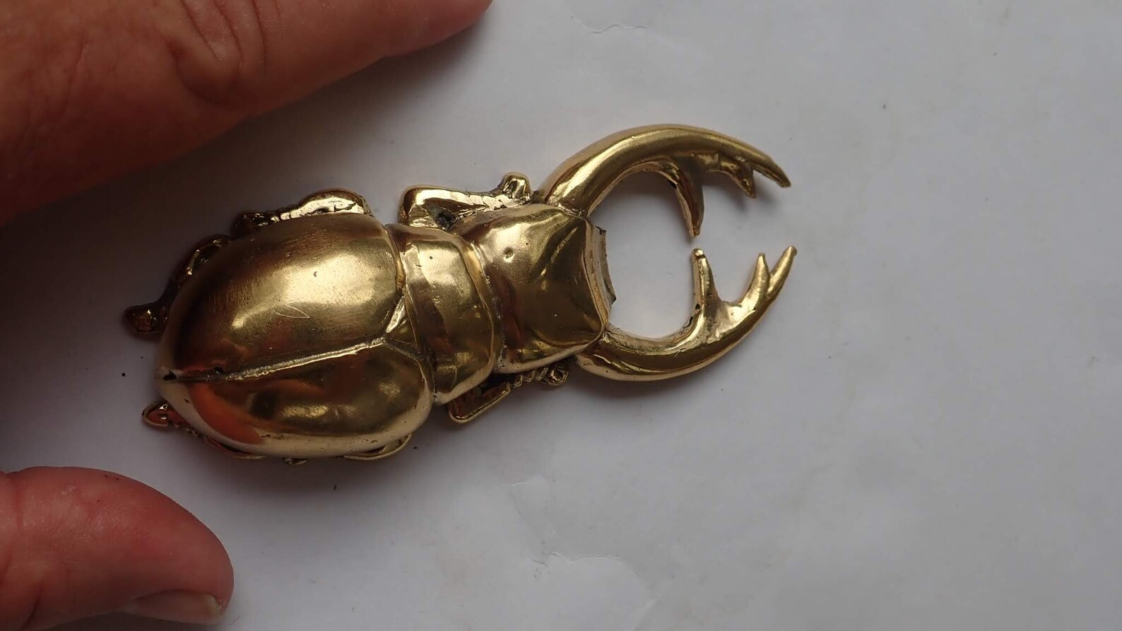 Brass Beetle Bottle Opener, Scarab Bug Bar Tool, Unique Church Key ...