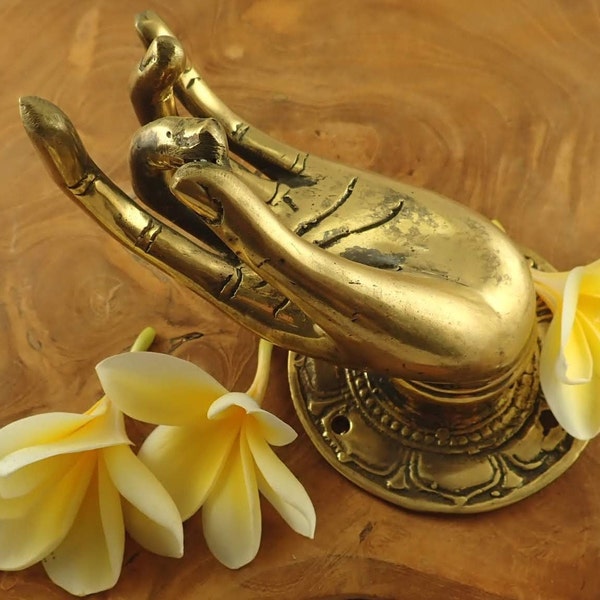 Brass Hand - Etsy