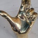 Brass Hand Fingering Sculpture Home Decor Brass Hand - Etsy