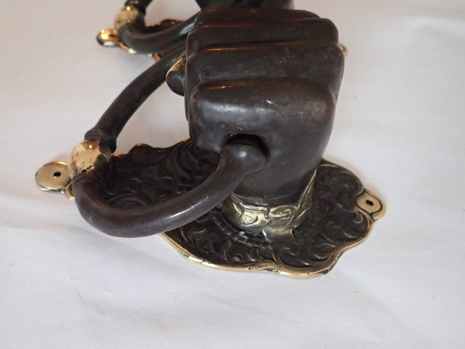 Brass Hand Entry Door Handle/ Exterior Door Handle/ Solid | Etsy