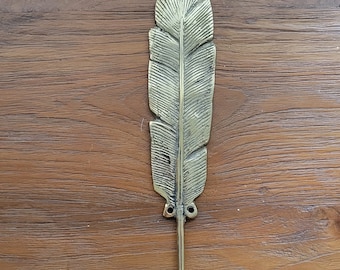 Brass Feather Hooks - Etsy