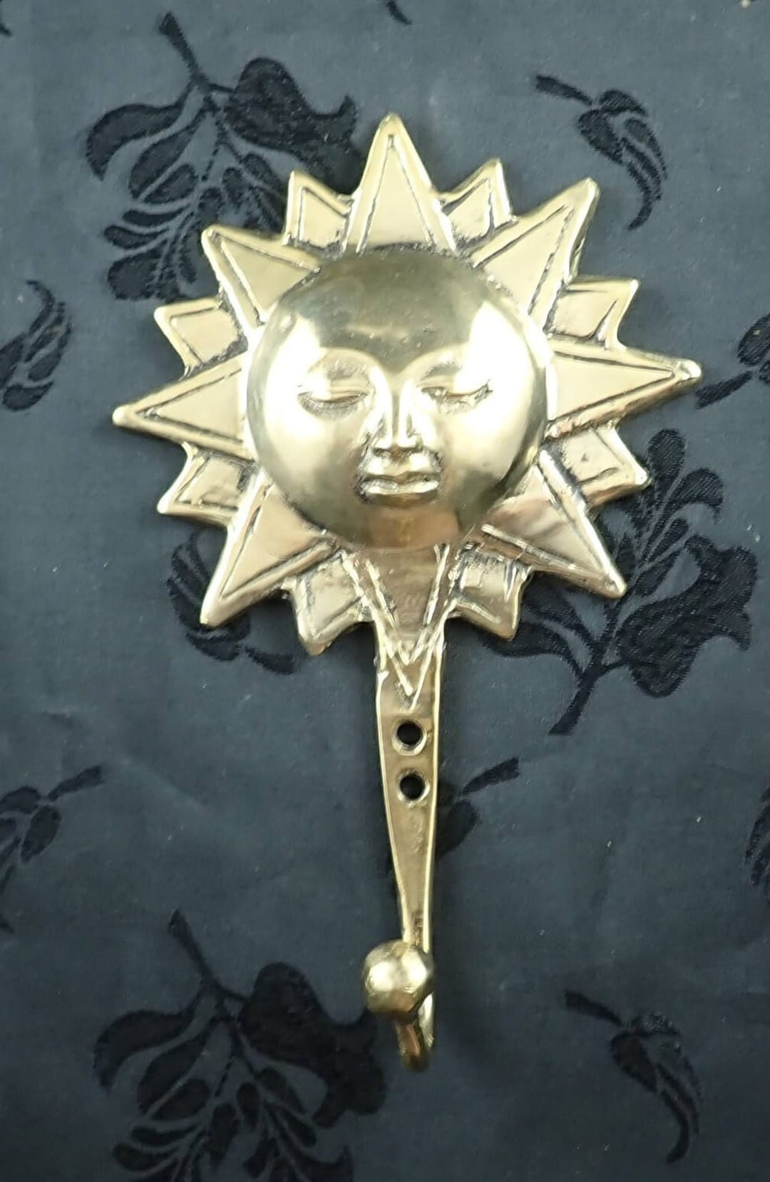 Sun Brass Hook - Etsy