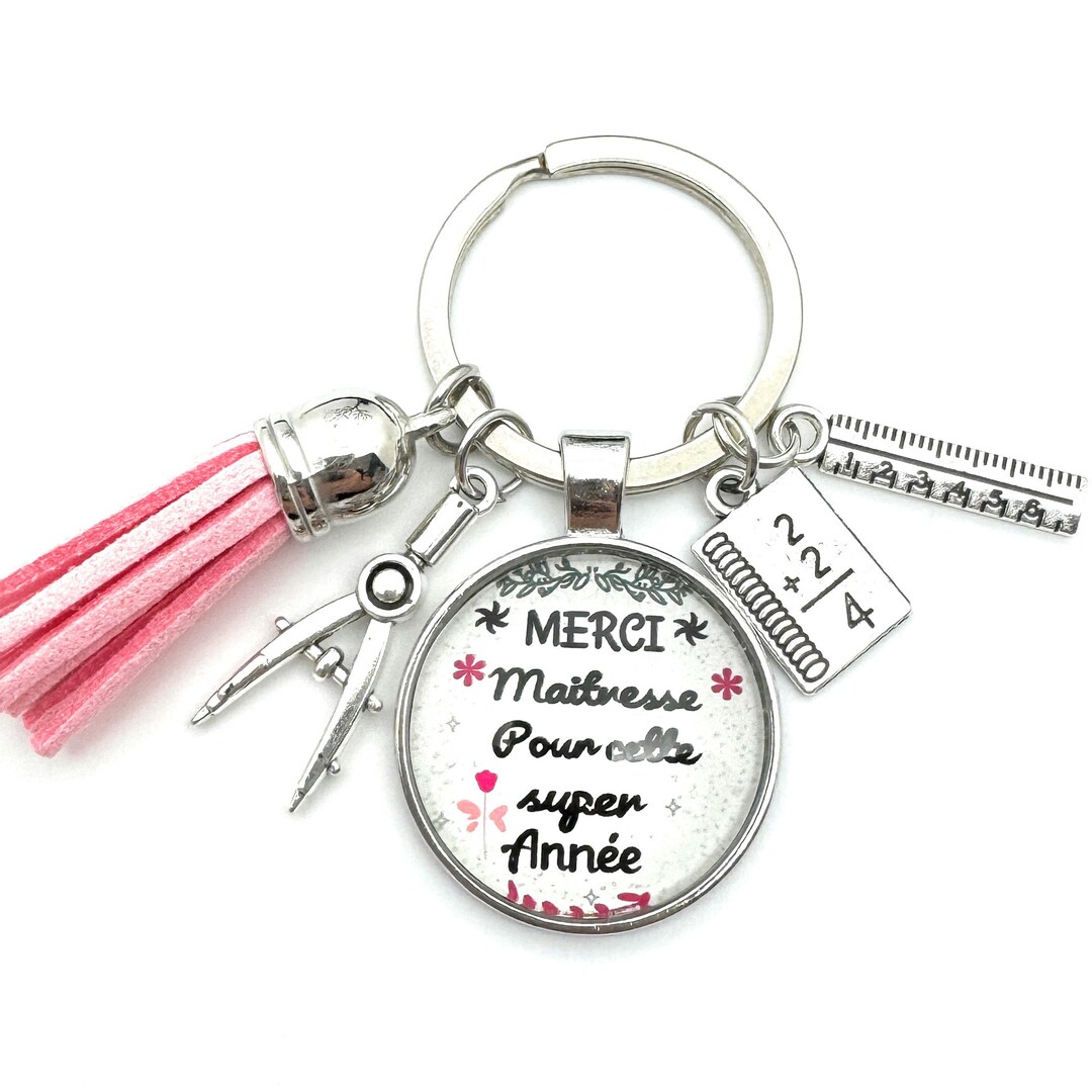 Teacher Gift Idea, Teacher Key Ring, Thank You Teacher for This Great ...