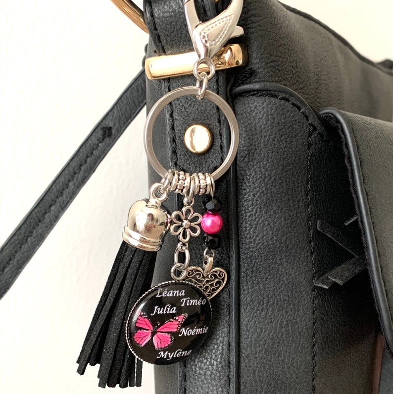 Personalised Key Rings Custom Bag Jewelry Customizable Woman | Etsy