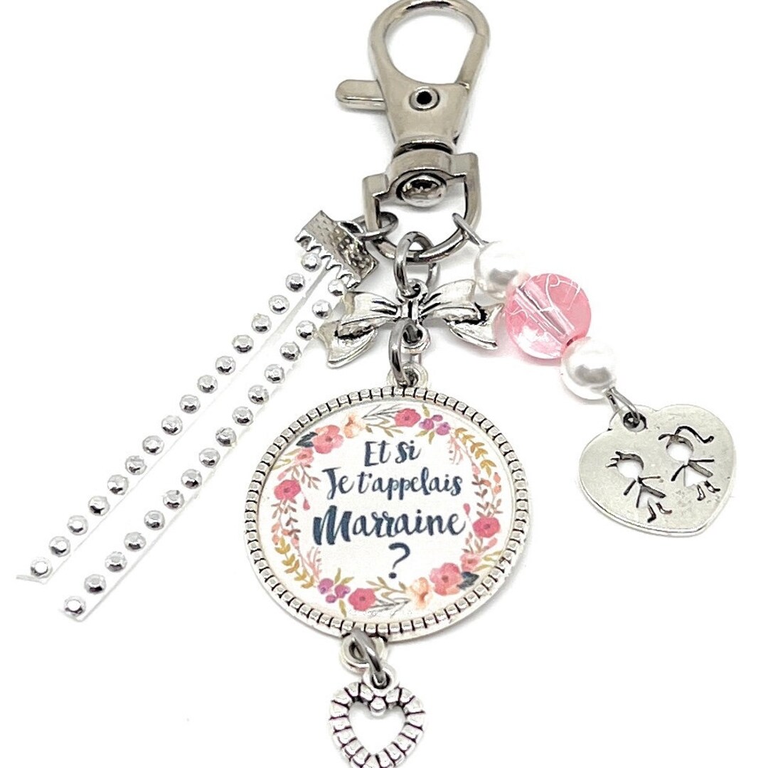 Keychain pregunta a la madrina y si te llamara madrina Idea - Etsy España