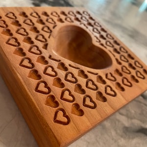 Hearts / Ravioli Mold / Walnut - Etsy