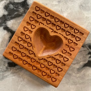 Hearts / Ravioli Mold / Walnut - Etsy